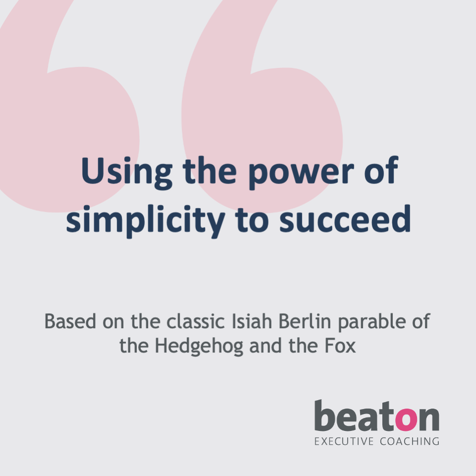 Look back. Look forward. Using the power of simplicity to succeed ...